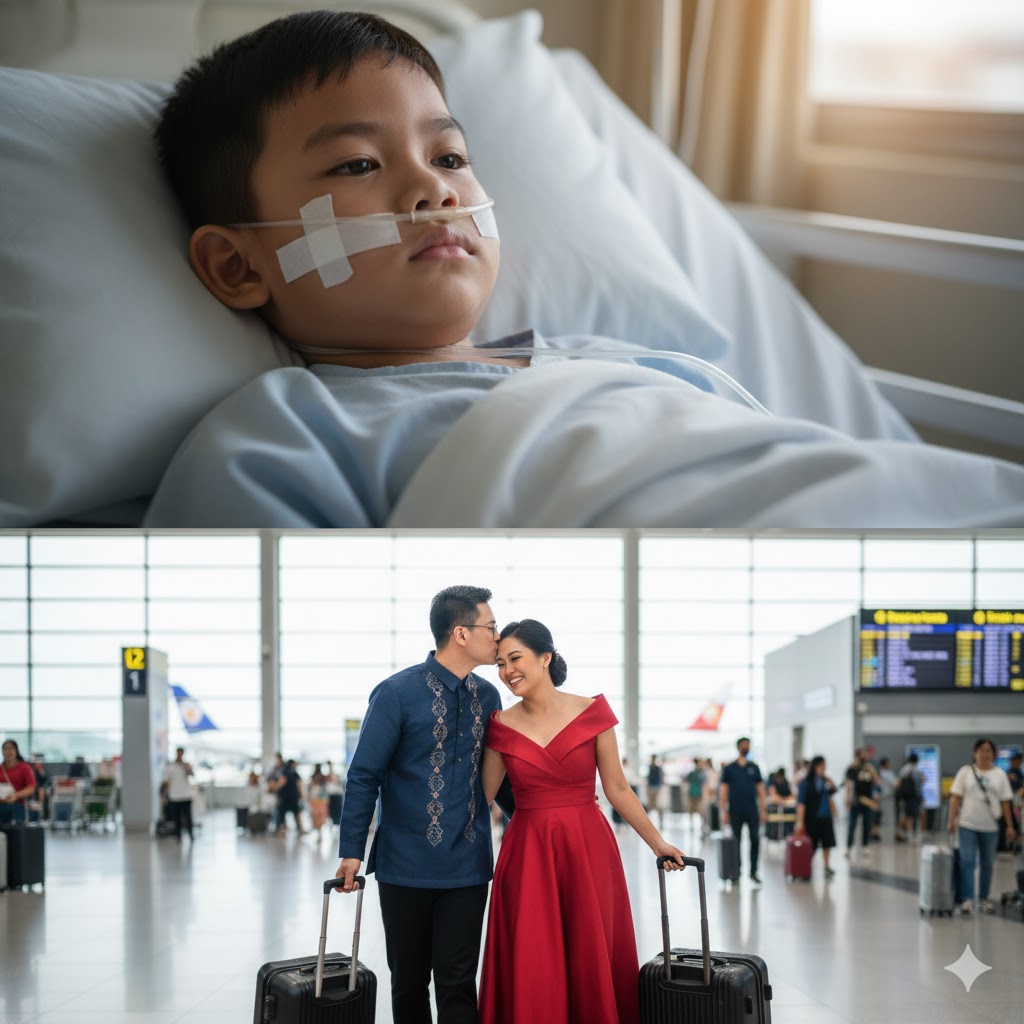 Sa kabila ng karamdaman ng kanyang asawa sa ospital at ng mga batang ...