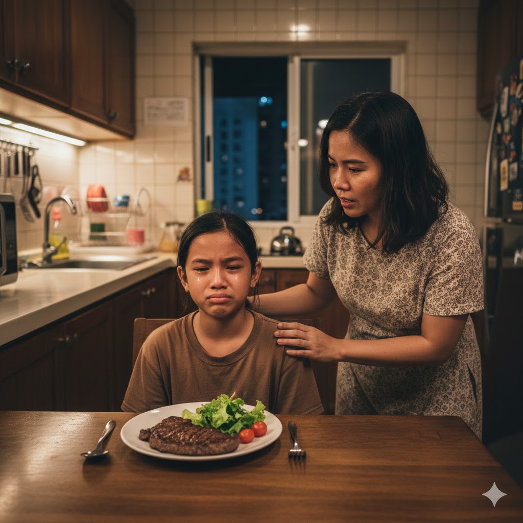 Ang limang taong gulang na anak na babae ng aking asawa ay halos hindi ...