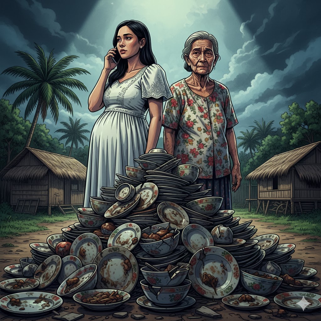 Napilitang maghugas ng 10 tambak ng pinggan habang buntis, pinagpira ...